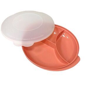 Tupperware | Kitchen | Twovintage Tupperware Rose Pink Microwavable ...